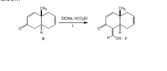 Solved CH toNa, HCO2Et CH H OH 7 | Chegg.com