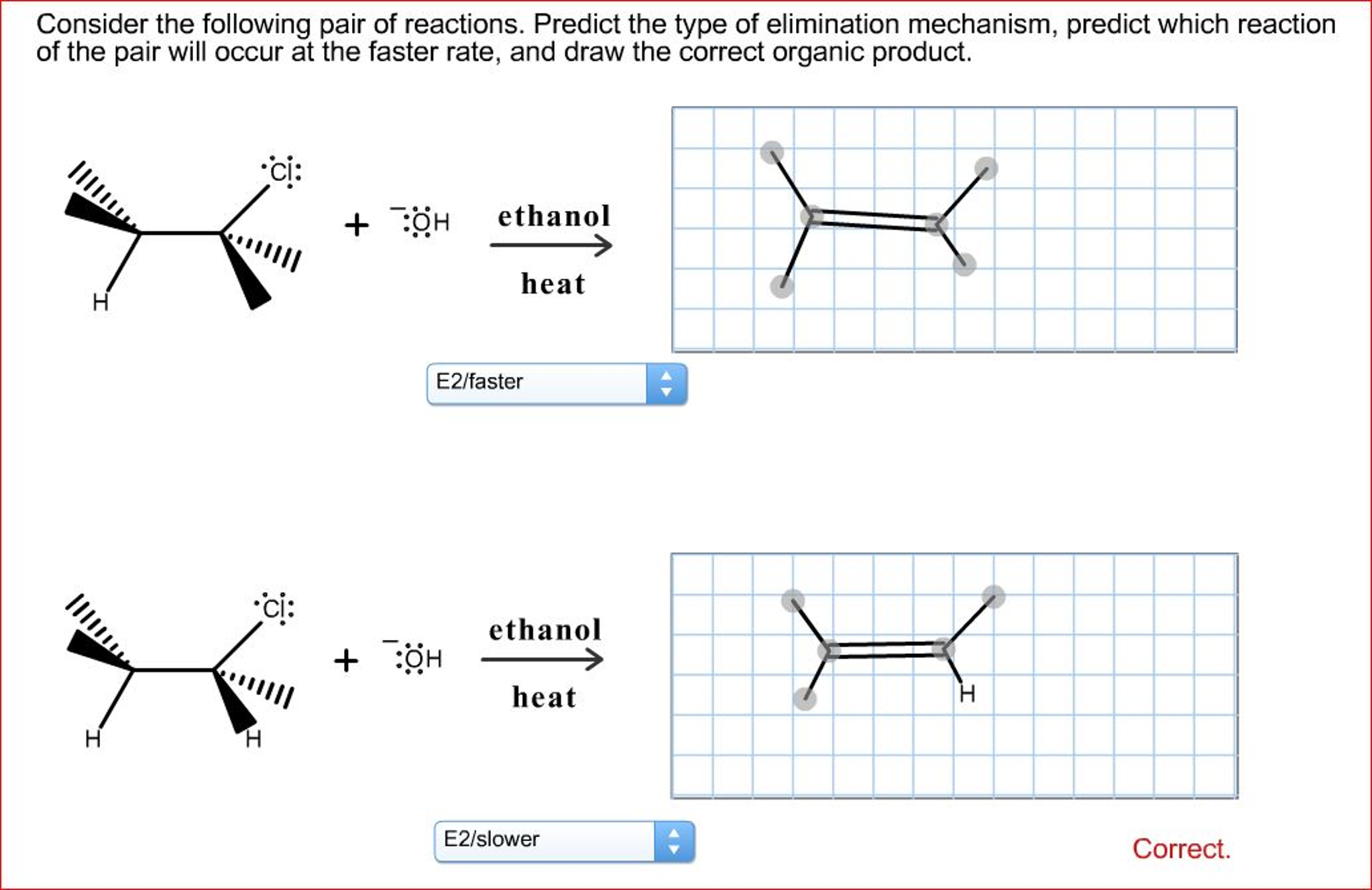 Solved Consider the following pair of reactions. Predict the | Chegg.com