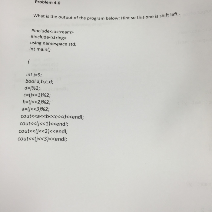 Solved What is the output of the program below: #include | Chegg.com