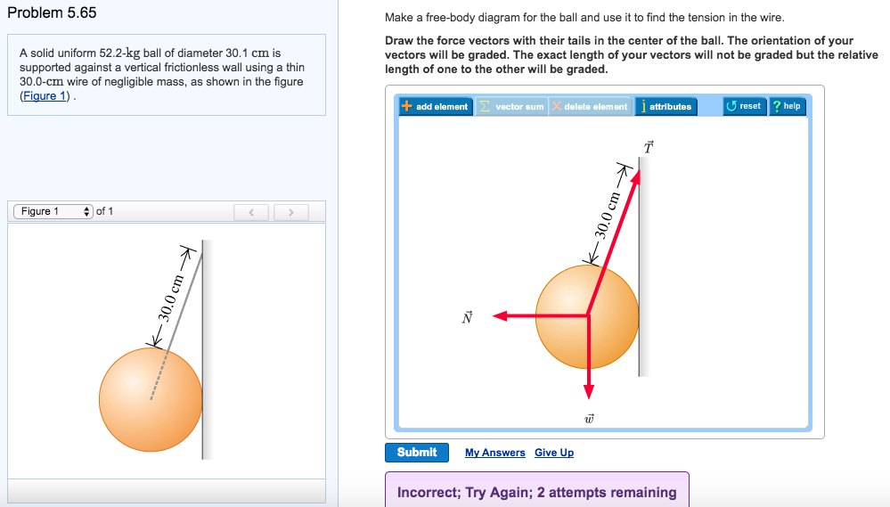 Solved A solid uniform 52.2-kg ball of diameter 30.1 cm is | Chegg.com