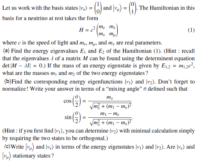 Solved Quantum Mechanics: Question related to | Chegg.com