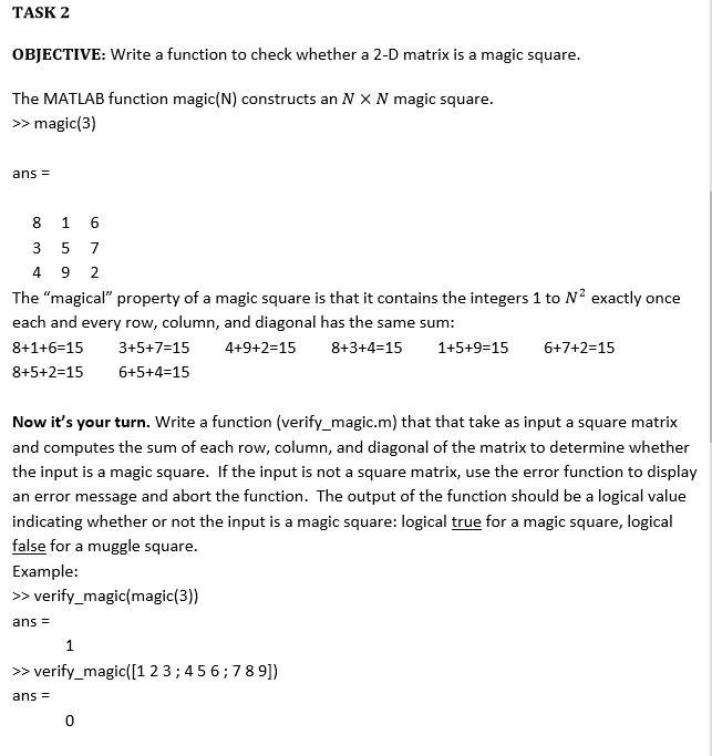 Solved Task 2 Objective Write A Function To Check Whether A