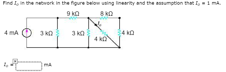 Solved Find I_0 in the network in the figure below using | Chegg.com