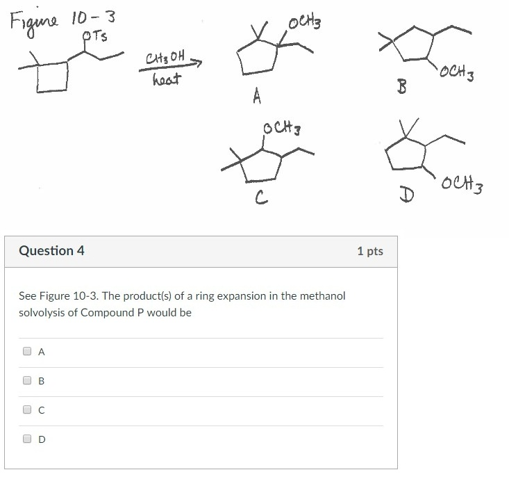 Solved Organic chemistry question about ring expansion in | Chegg.com