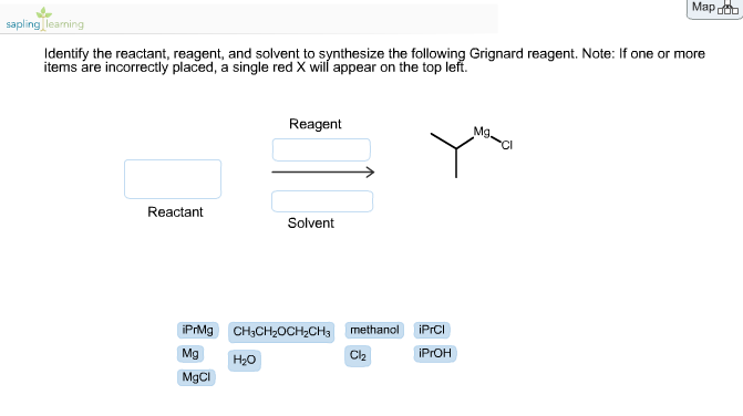 Solved Identify the reactant, reagent, and solvent to | Chegg.com