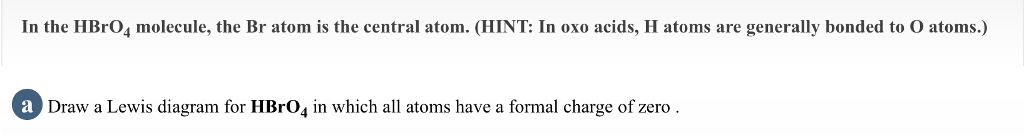Hbro4 Lewis Structure