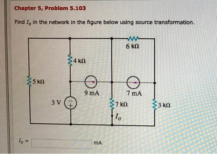 Solved Chapter 5, Problem 5.113 In the network in the figure | Chegg.com
