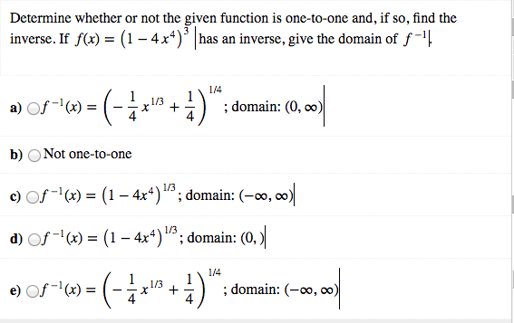 Solved Determine Whether Or Not The Given Function Is