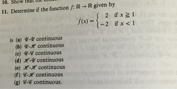Solved Determine if the function f: R rightarrow R given by | Chegg.com