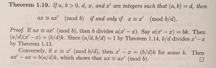 Solved In the next three problems, use Theorem 1.19 to give | Chegg.com