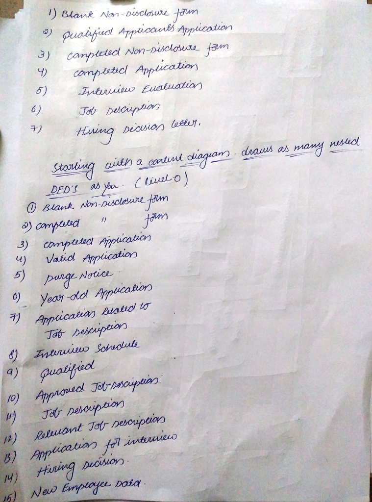 (Solved) - a. Starting with a context diagram, draw as many nested DFDs as... - (1 Answer ...