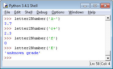Solved FOR PYTHON: Write a function letter2number() that | Chegg.com