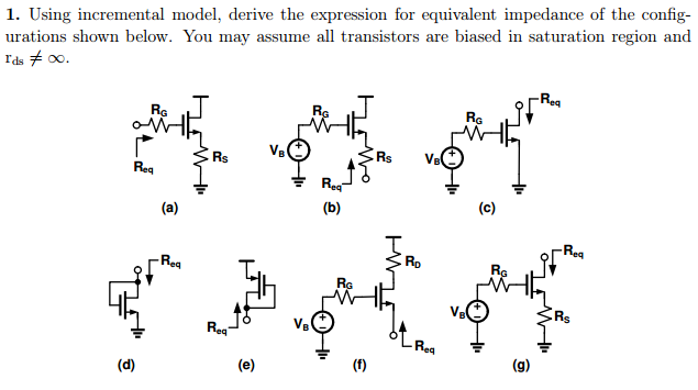 Solved 1 Using Incremental Model Derive The Expression For