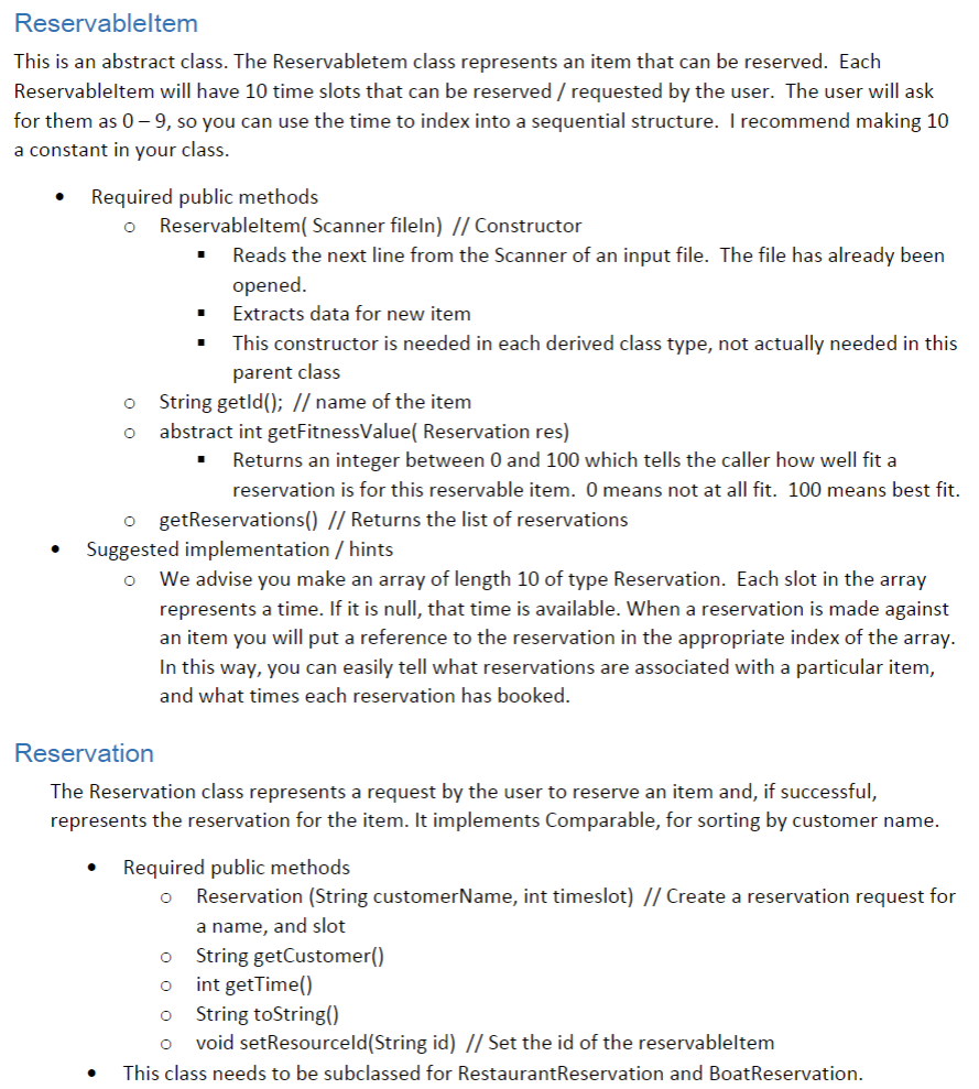 Please help me code the following in JAVA Please | Chegg.com