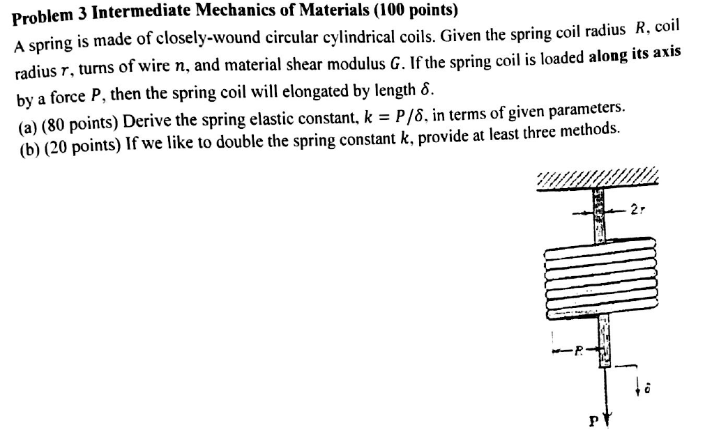 Solved Problem 3 Intermediate Mechanics of Materials (100 | Chegg.com