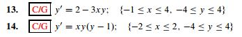 Solved construct a direction field and plot some integral | Chegg.com