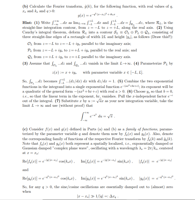Solved HWP 06.04: Fourier transforms of exponential and | Chegg.com