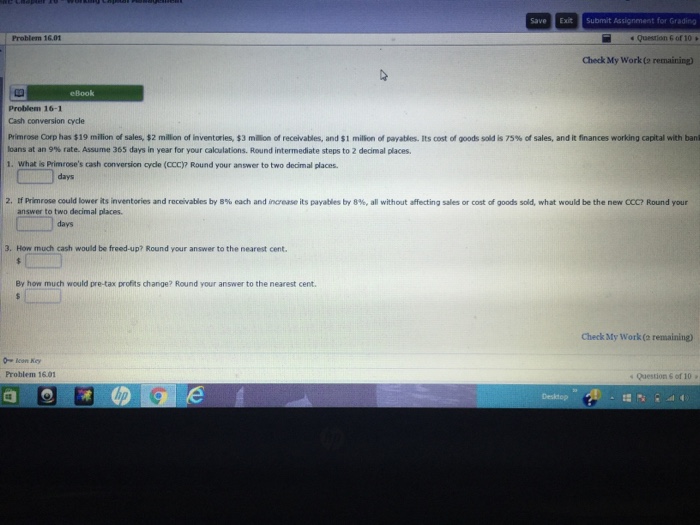 Solved Primrose Corp has $19 million of sales, $2 million of | Chegg.com