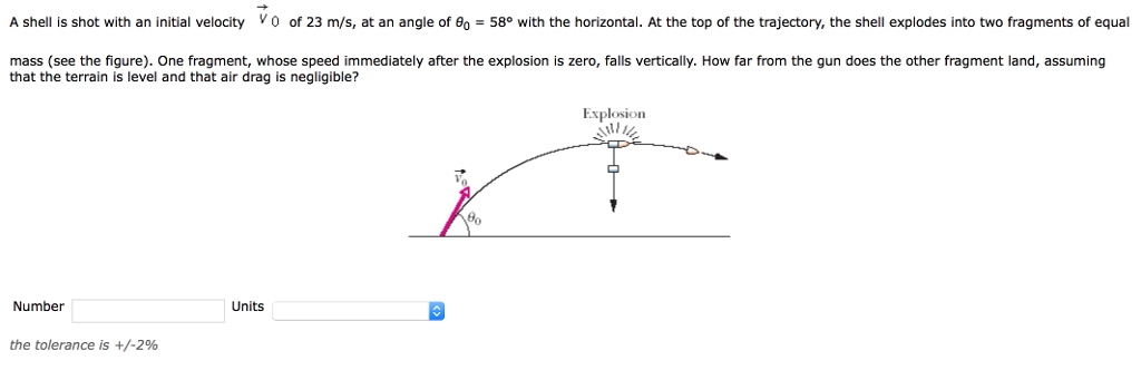 Solved A shell is shot with an initial velocity vector v_0 | Chegg.com