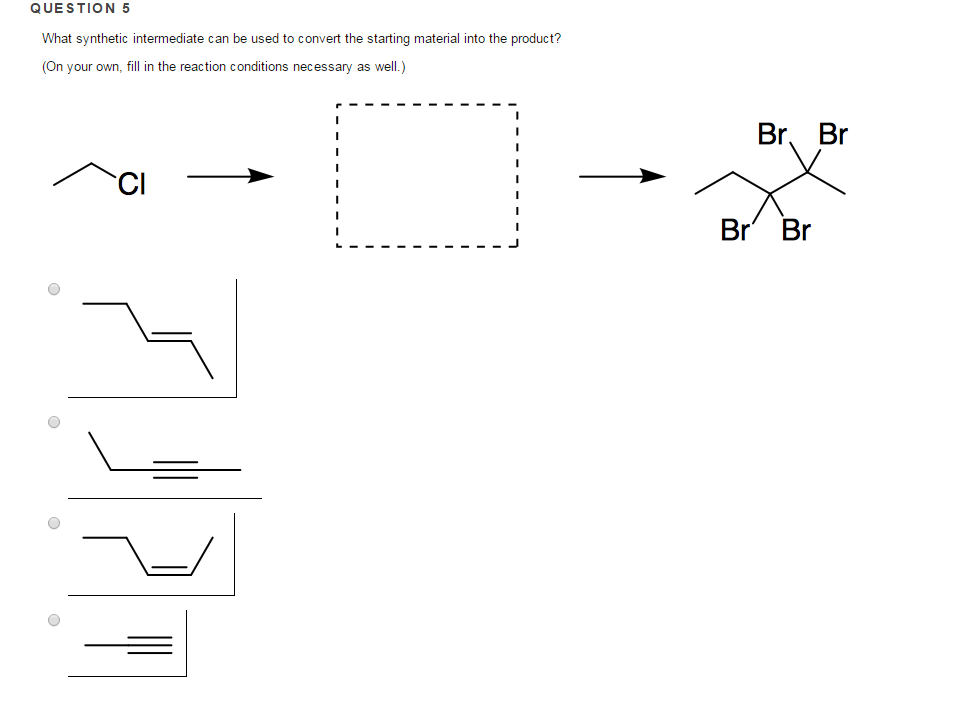 Solved What synthetic intermediate can be used to convert | Chegg.com