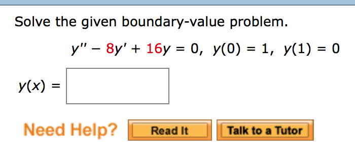 Solved Solve the given boundary-value problem. y Solved Solve the given boundary-value problem. y