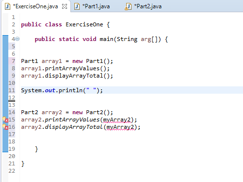 Solved I have this code in java: and im trying to call it in | Chegg.com