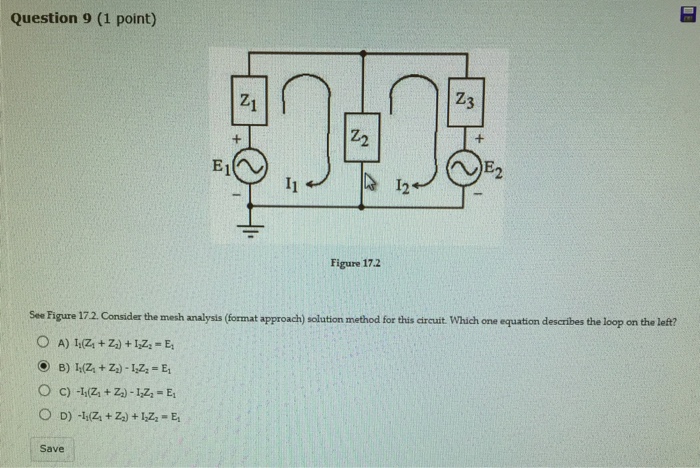 Solved Consider the mesh analysis (format approach) solution | Chegg.com