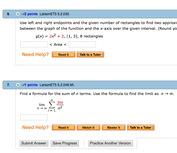 Solved Use left and right endpoints and the given number of | Chegg.com Solved Use left and right endpoints and the given number of | Chegg.com