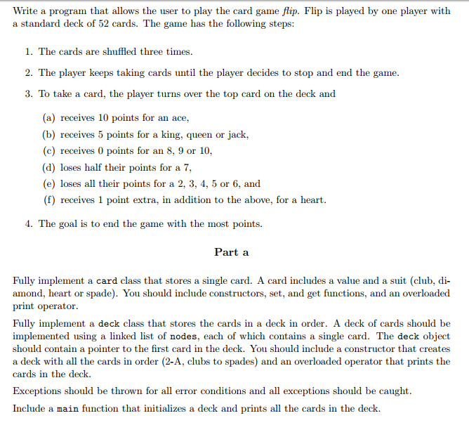 Write A Program In C That Allows The User To Play 