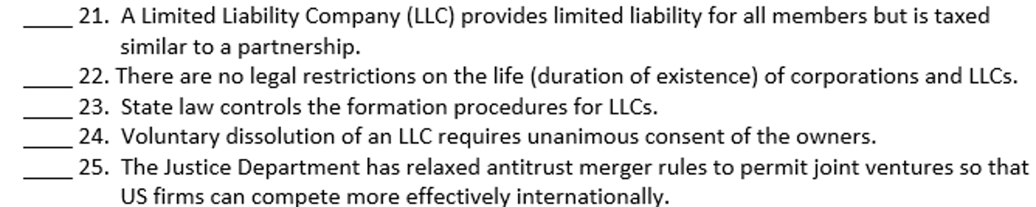 Solved A Limited Liability Company (LLC) provides limited | Chegg.com