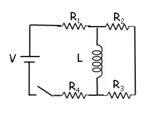 Solved A circuit is constructed with four resistors, one | Chegg.com