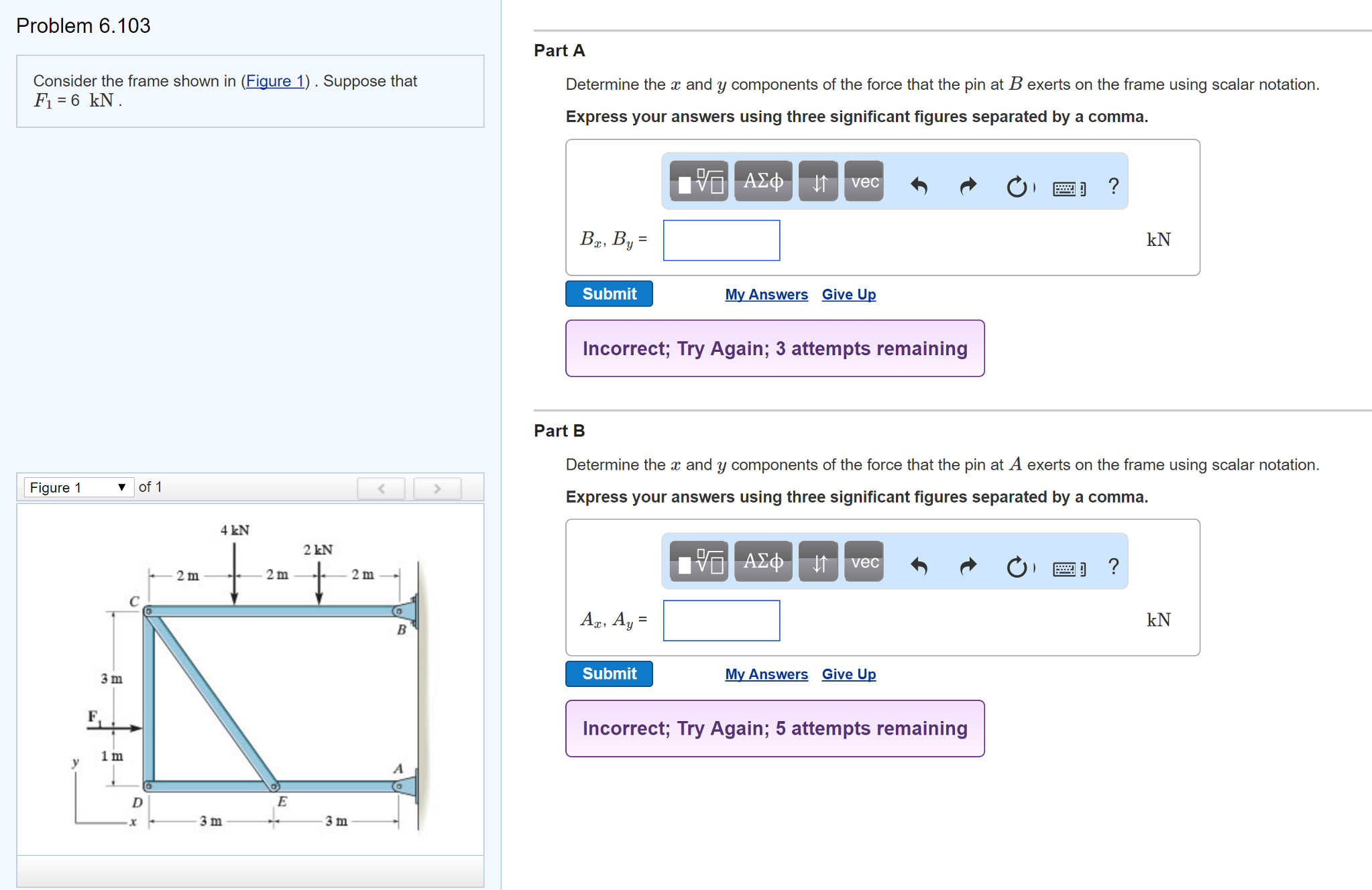 Solved Consider the frame shown in (Figure 1). Suppose that | Chegg.com