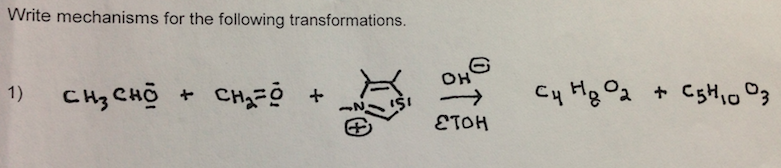 Write mechanisms for the following transformations. | Chegg.com