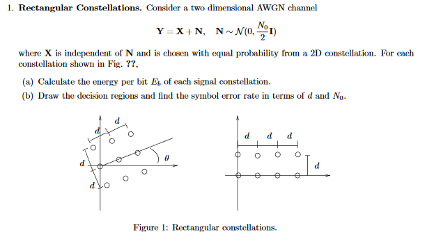 Rectangular Constellations. Consider a two | Chegg.com
