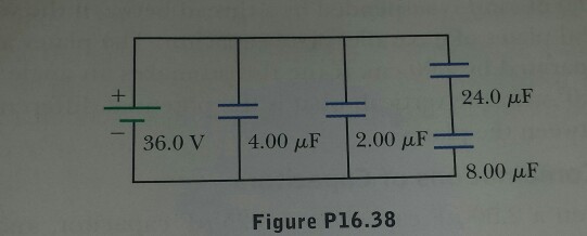 Solved Find the charge on each capacitor and Change in | Chegg.com