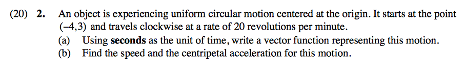 Solved An object is experiencing uniform circular motion | Chegg.com