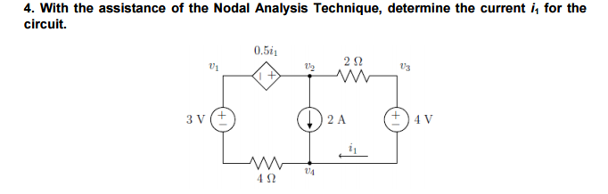 Solved With the assistance of the Nodal Analysis Technique, | Chegg.com