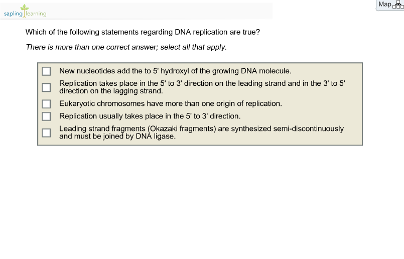 Solved Sapling Learning Which Of The Following Statements