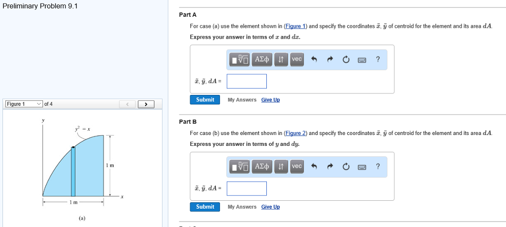 Solved Preliminary Problem 9.1 Part A For case (a) use the | Chegg.com