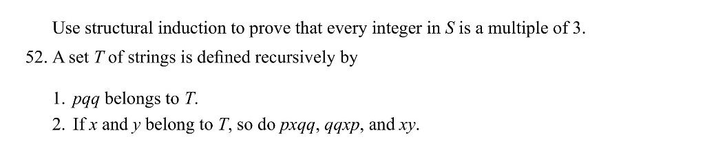 Solved Use Structural Induction To Prove That Every Integer