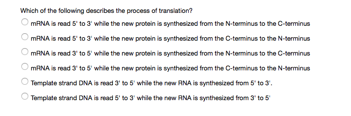 Solved Which of the following describes the process of | Chegg.com