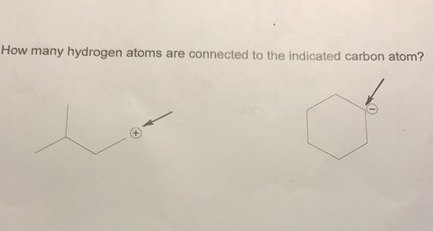 Solved How many hydrogen atoms are connected to the | Chegg.com