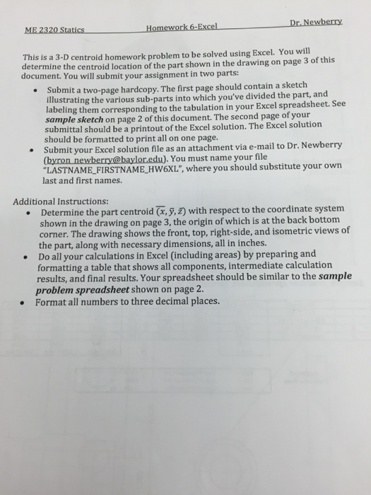 Solved Read directions and complete the problem. | Chegg.com