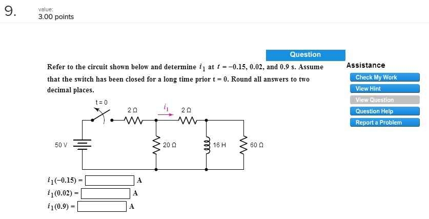 Solved Refer to the circuit shown below and determine i_1 at | Chegg.com