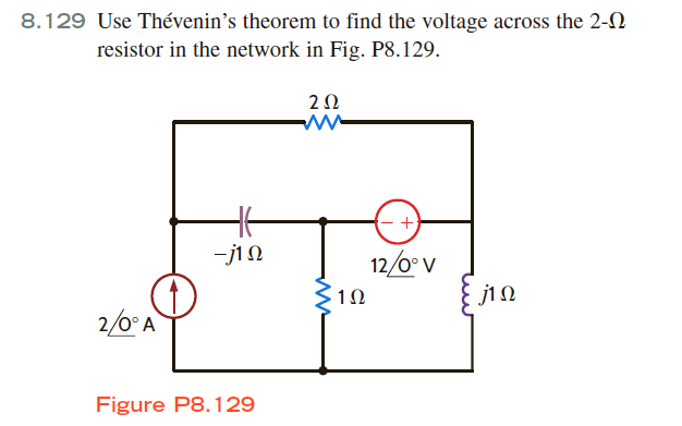 Solved Use Thevenin's theorem to find the voltage across the | Chegg.com