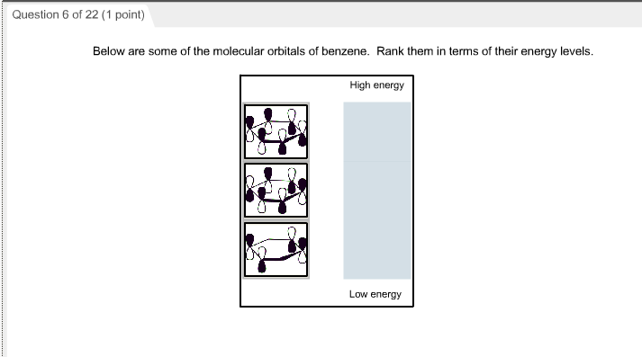 Solved Below are some of the molecular orbitals of benzene. | Chegg.com