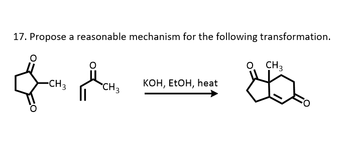 Solved Propose a reasonable mechanism for the following | Chegg.com Solved Propose a reasonable mechanism for the following | Chegg.com