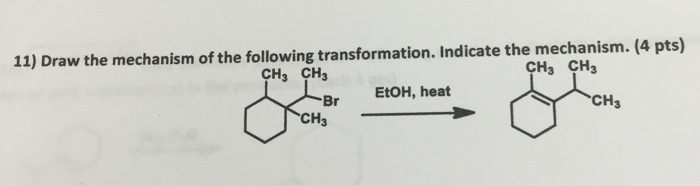 Solved Draw the mechanism of the following transformation. | Chegg.com