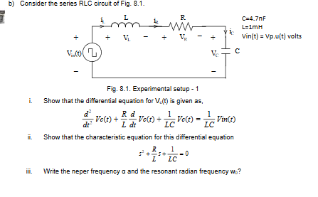 Solved IV. Write the roots as functions of neper and | Chegg.com