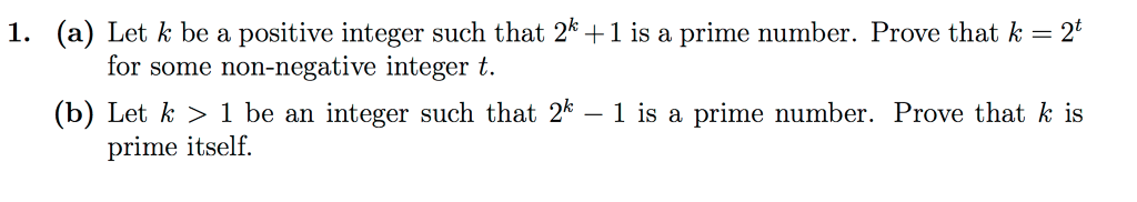 Solved I. (a) Let k be a positive integer such that 2k + l | Chegg.com